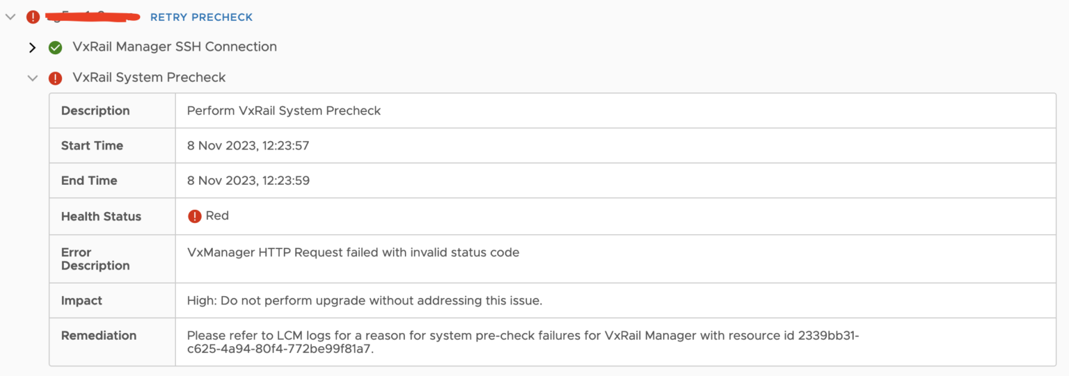 VCF on VxRail 4.x – VXM-VC service account password reset